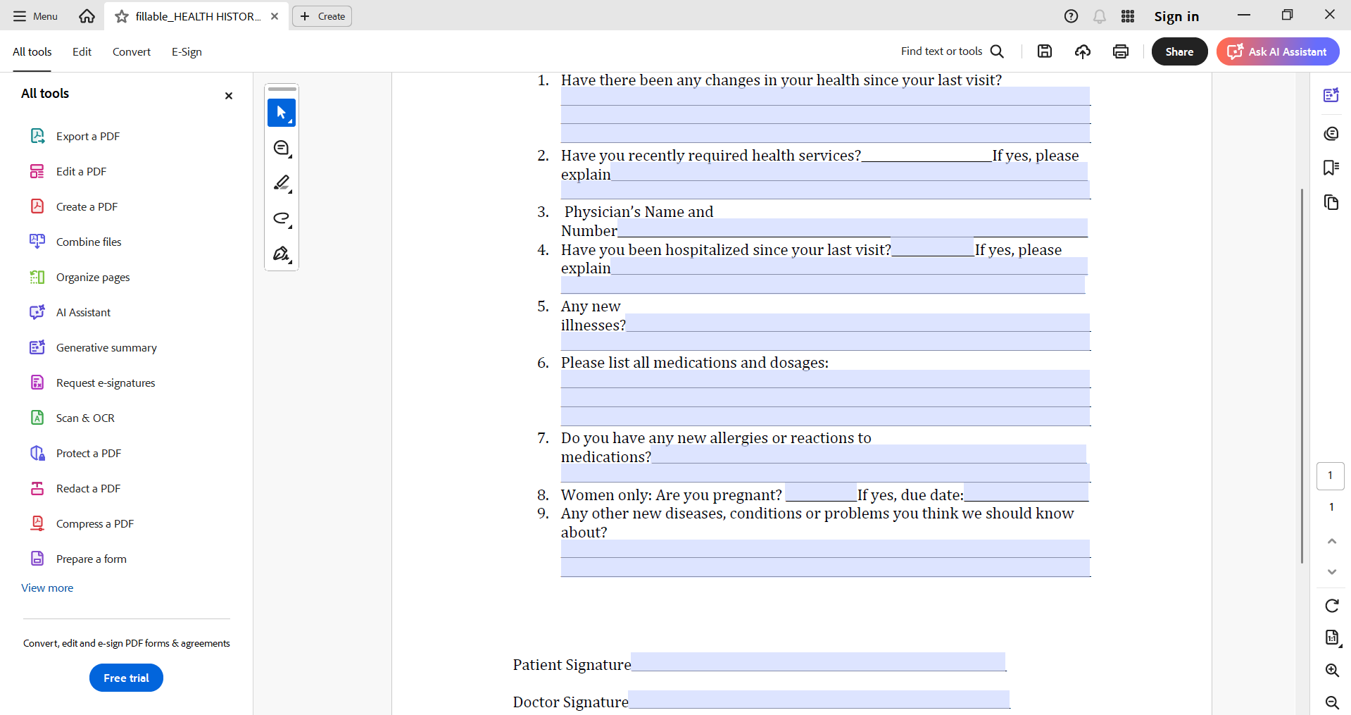 How to create fillable PDF forms automatically with Instafill.ai converter – Instafill ai form ...